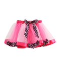 Coerni Girls Heart Prints Mesh Tutu Kids Princess Bowknot Skirt Cute ...