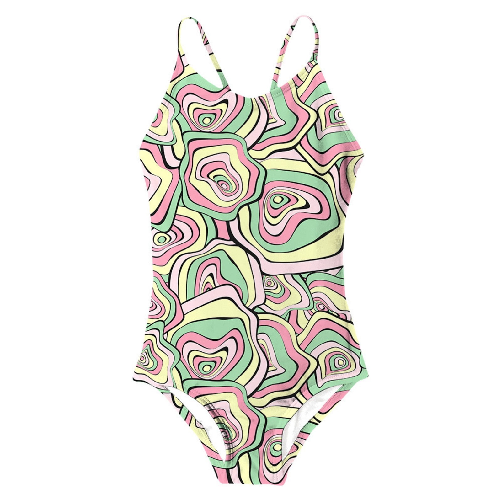 Coerni Girls One Piece Swimsuits Quick Dry Beach Sport Swimwear Trendy ...