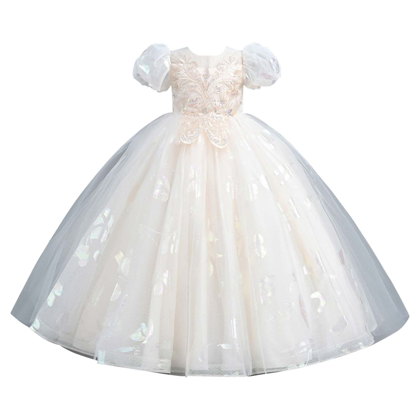 Coerni Girls Pretty Bubble Sleeve Prom Gowns Pageant Evening Gown ...