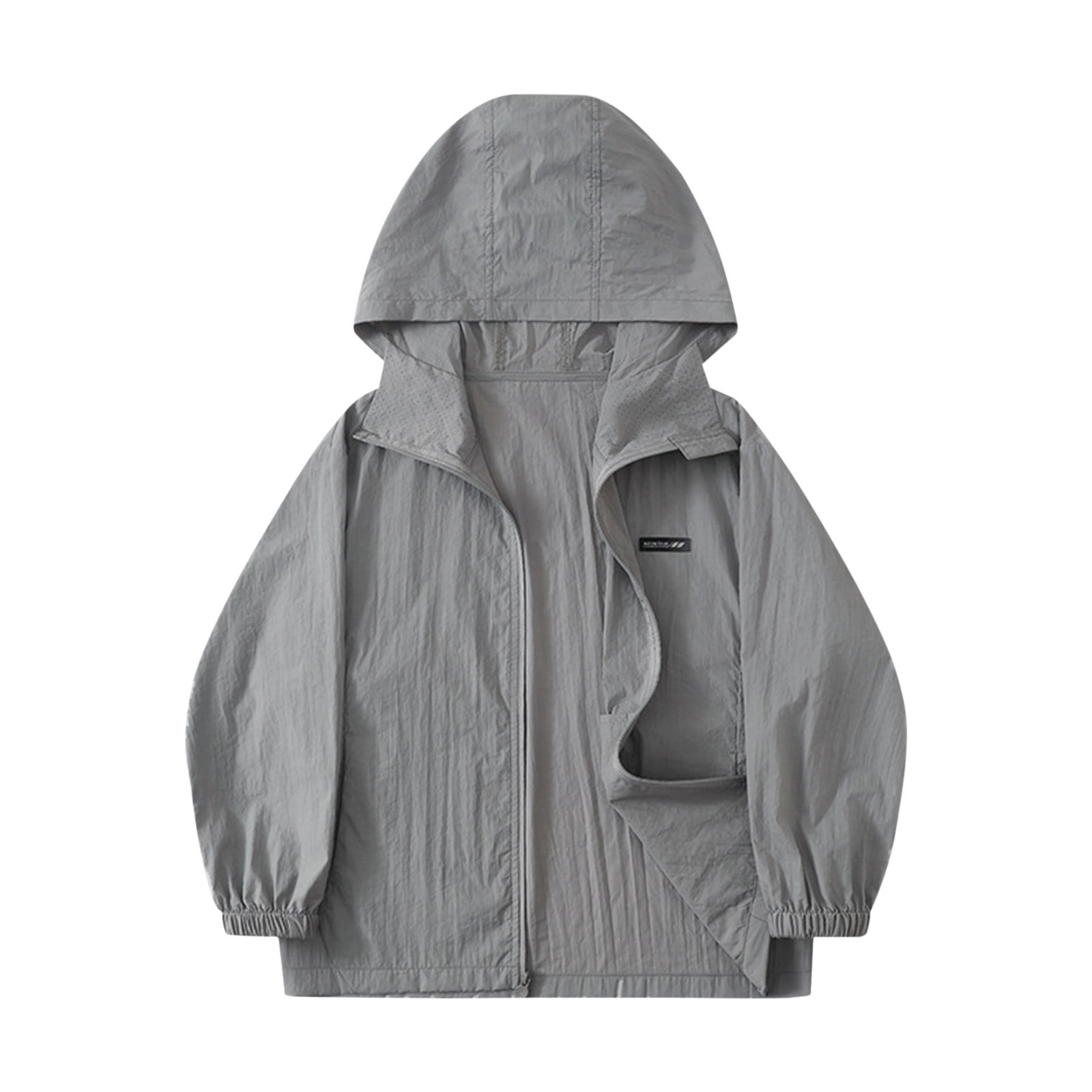 Coerni Girls Rain Jacket Lightweight Breathable Windproof Coat with Zip ...