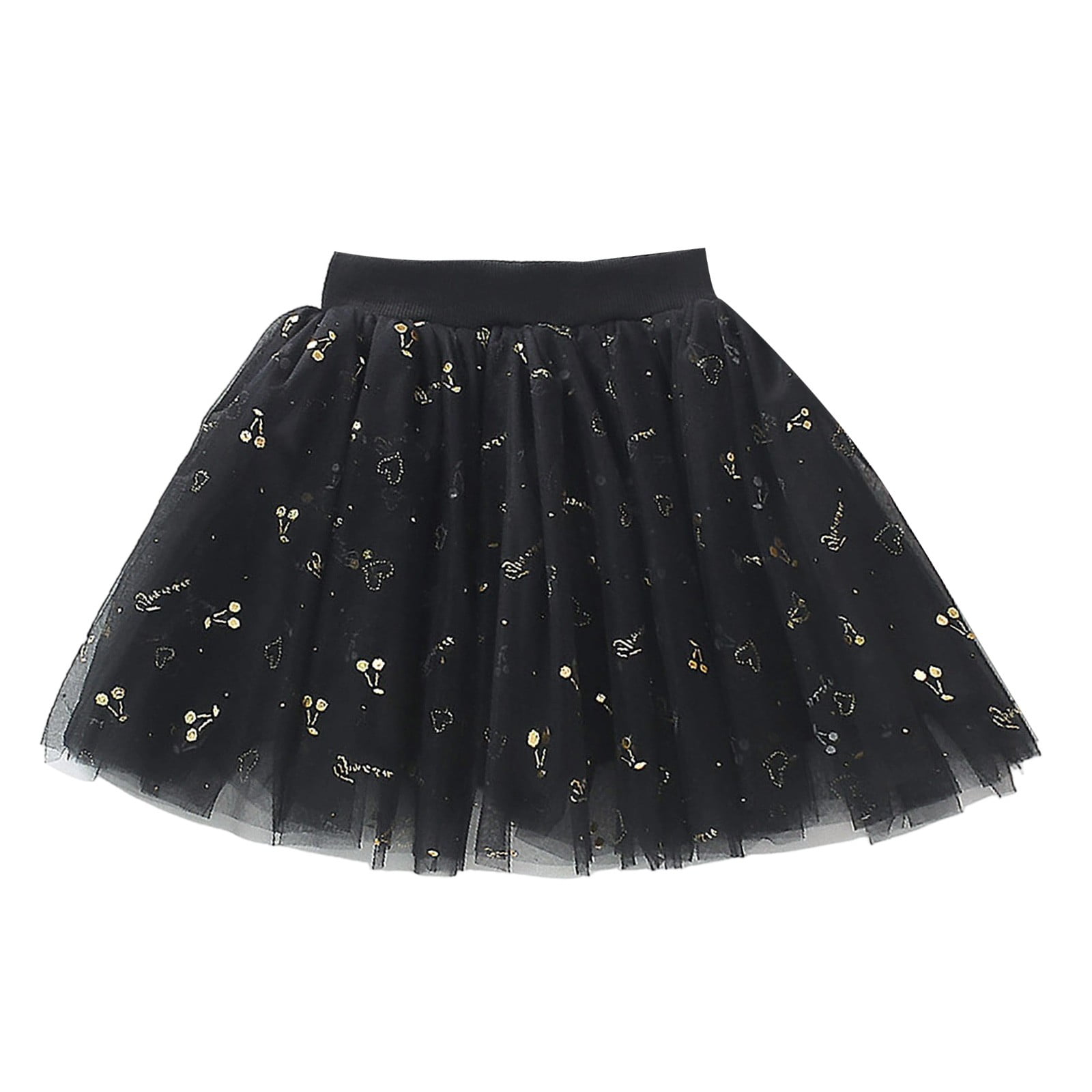 Coerni Girls Sequin Skirts Glitter Short Kid Sparkle Skirt Toddler ...