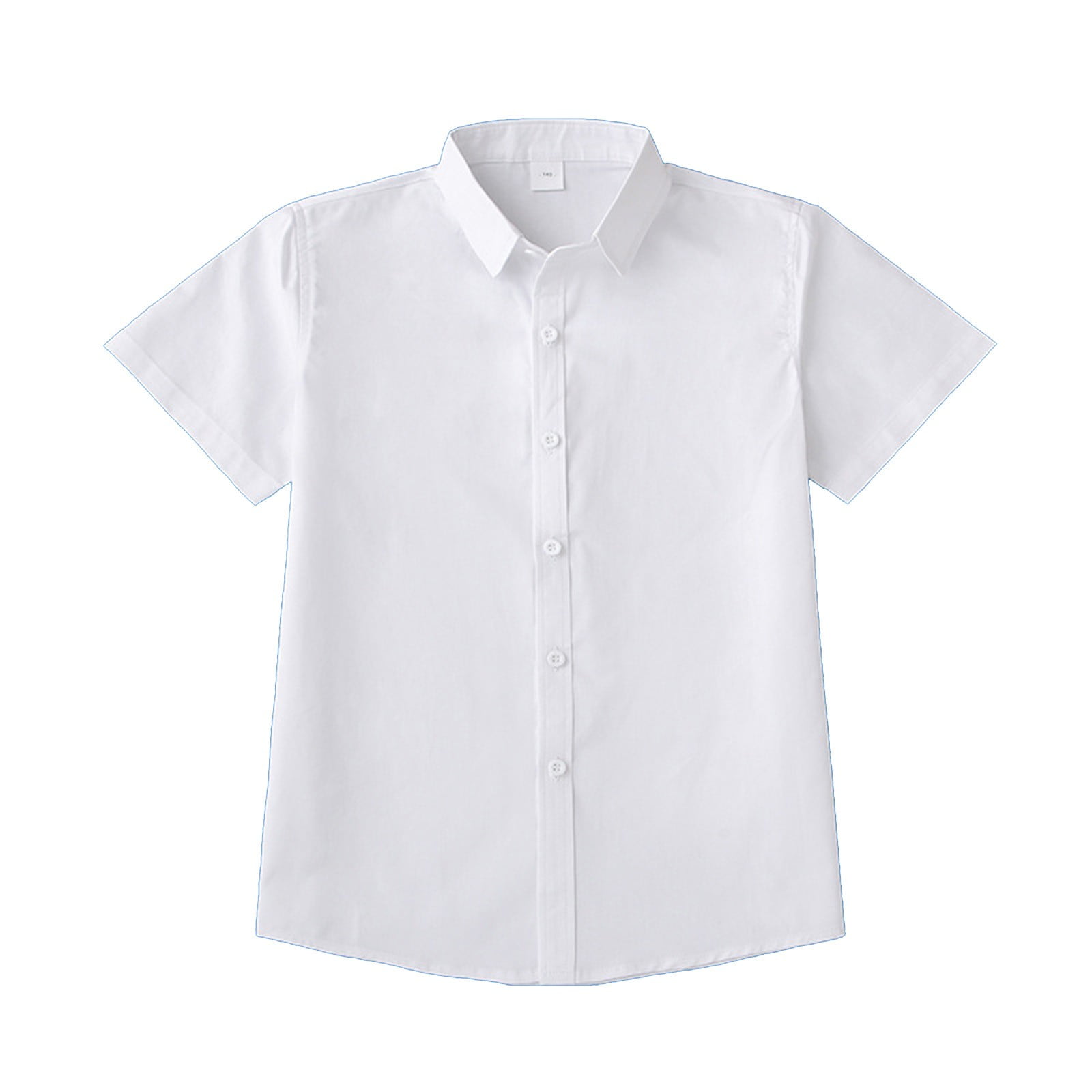 Coerni Girls White Dress Shirt Short Sleeve School Uniform Blouse ...