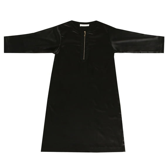 Coerni Kids Boys Embroidered Thobe Muslim Long Sleeve Kaftans Isl𝐚mic ...