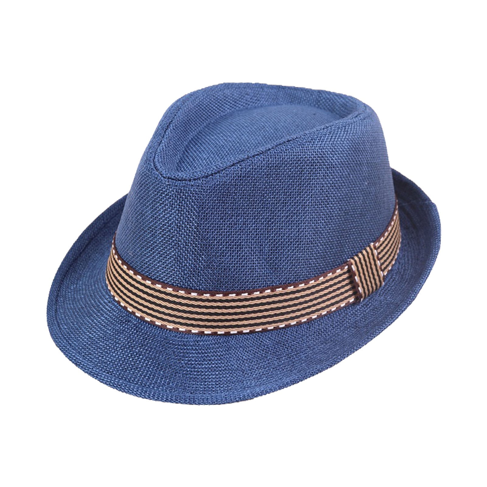 Coerni Kids Boys Girls Fedora Hats Strawhat Toddler Baby Sun Hats Beach ...