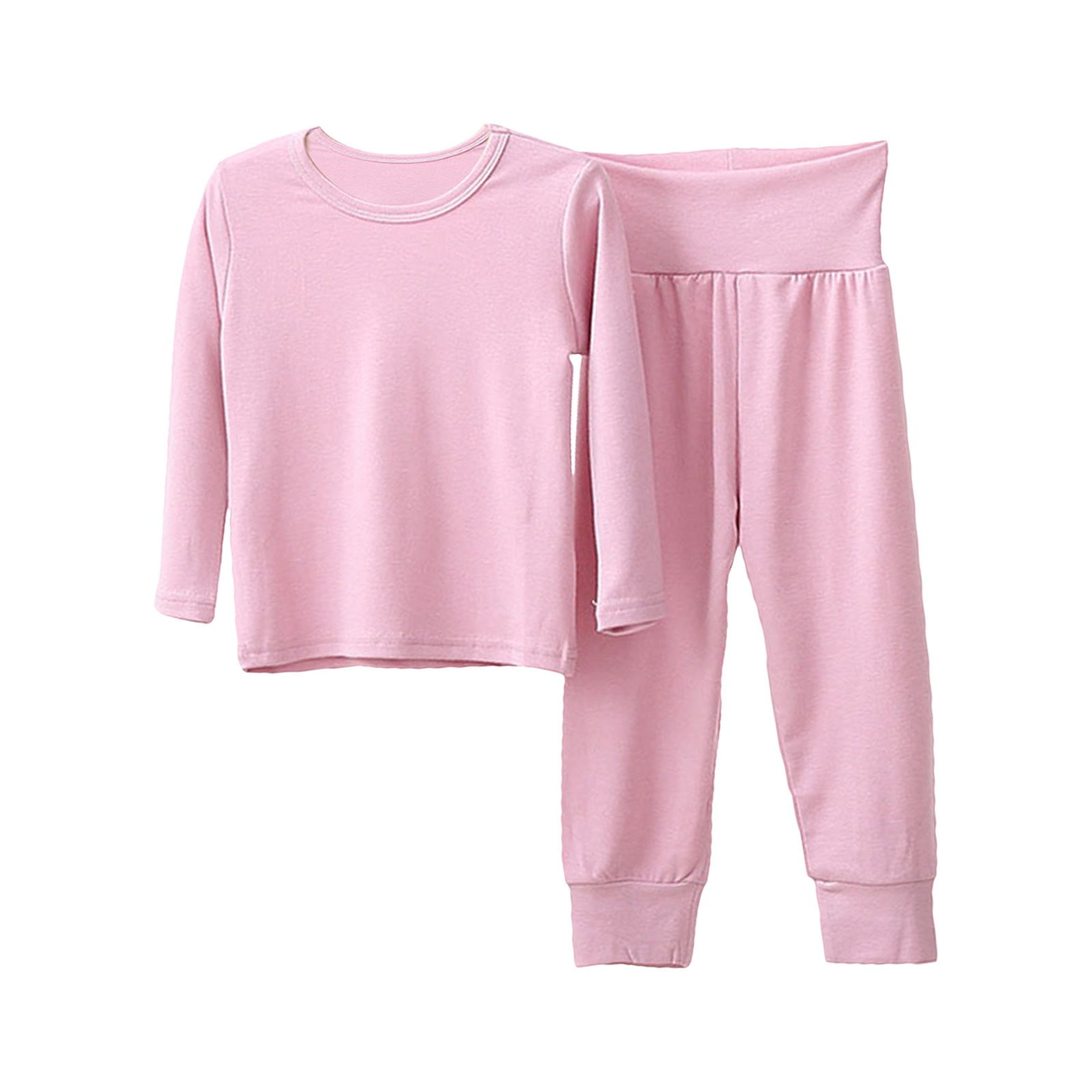 Coerni Little Boys Girls Snug Fit 2-Piece Pajama Set Long Sleeve Cotton Sleepwear Toddler Baby ...