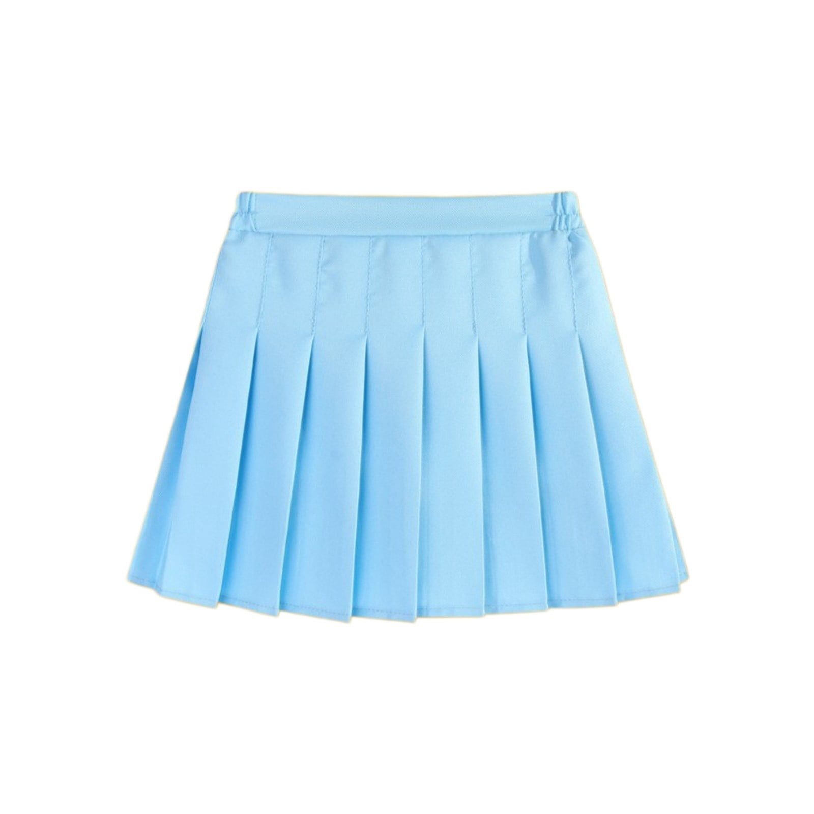 Coerni Minimalism School Uniform Skirt for Girls Elastic Waist A-Line ...