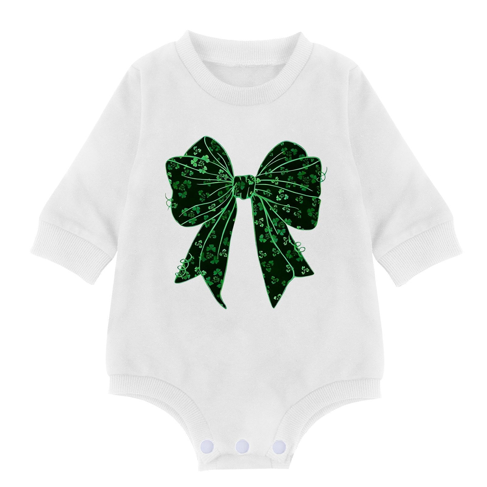 Coerni New Born Baby Bodysuit St. Patrick's Day Onesie Outfit Long ...