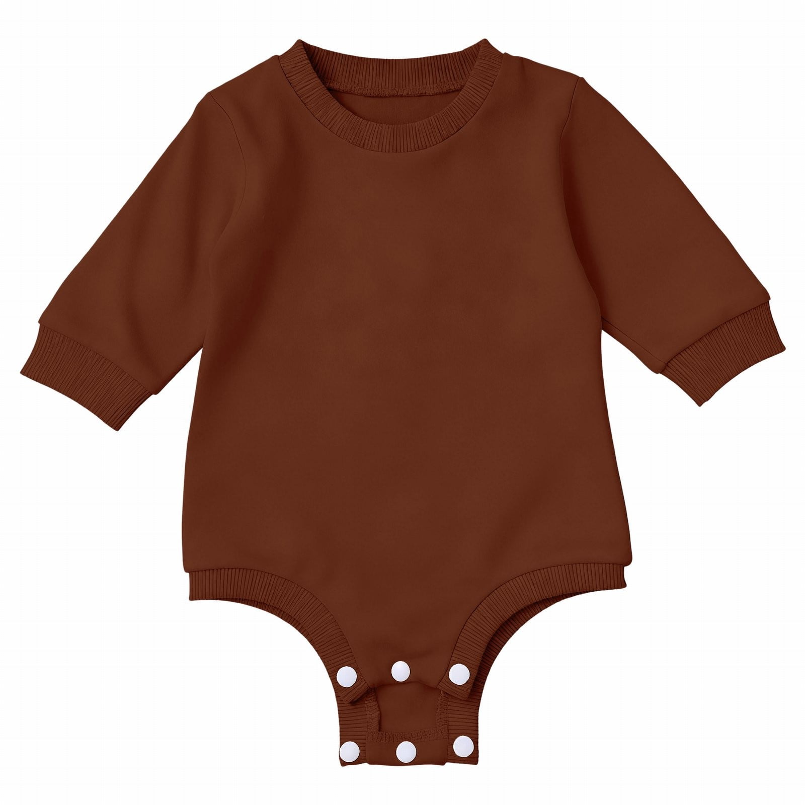Coerni New Born Baby Cotton Romper Cute Long Sleeve Button Onesie Boys ...