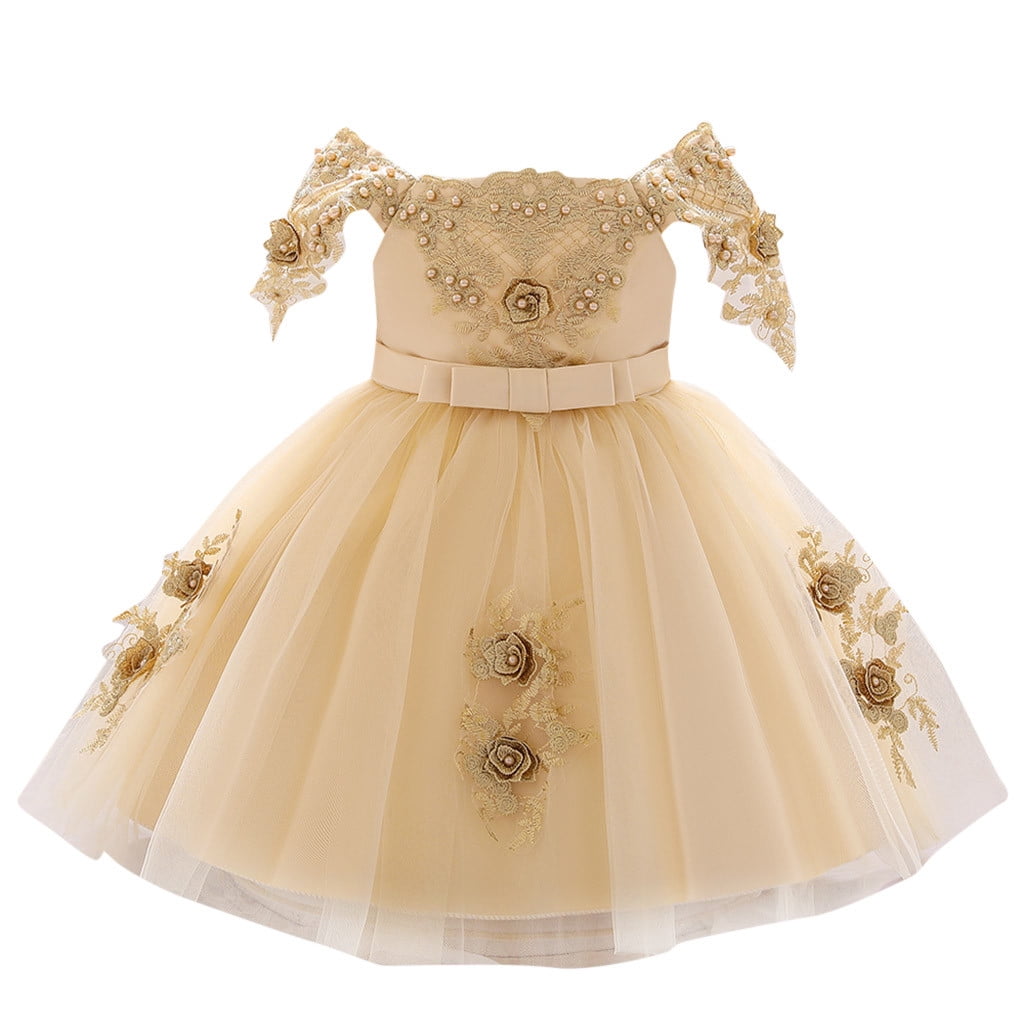 Coerni Parties Flower Girl Dress | Baby Girl Lace Embroidery Tulle ...