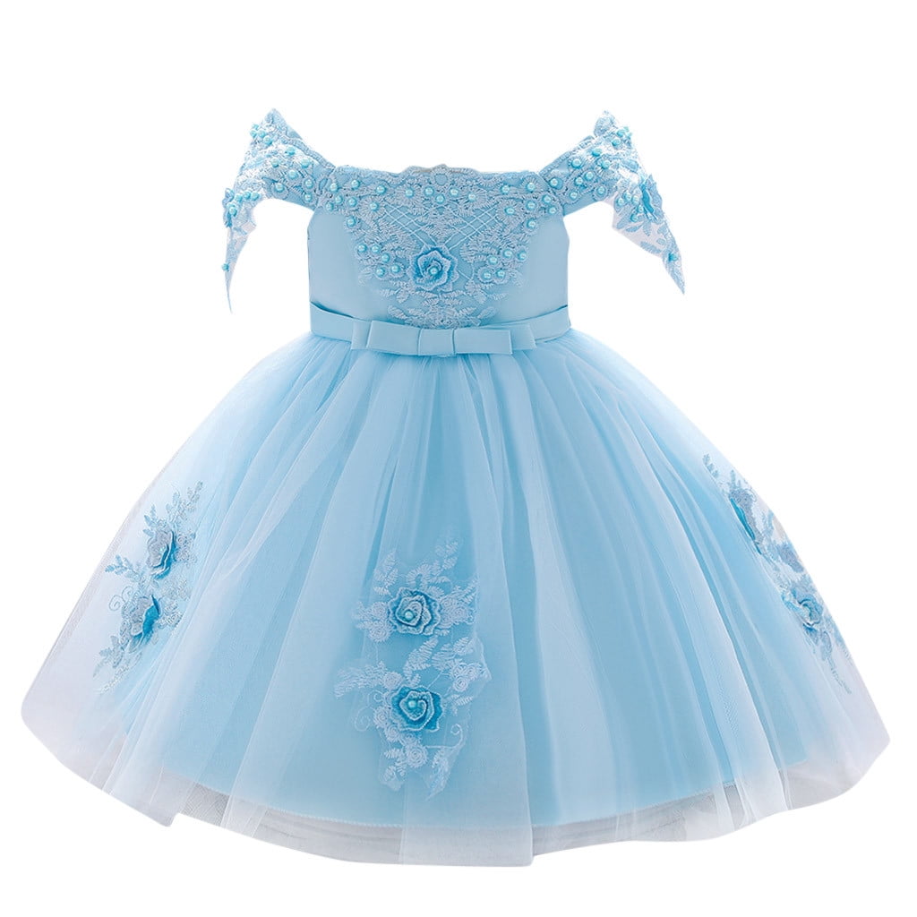 Coerni Parties Flower Girl Dress | Baby Girl Lace Embroidery Tulle ...