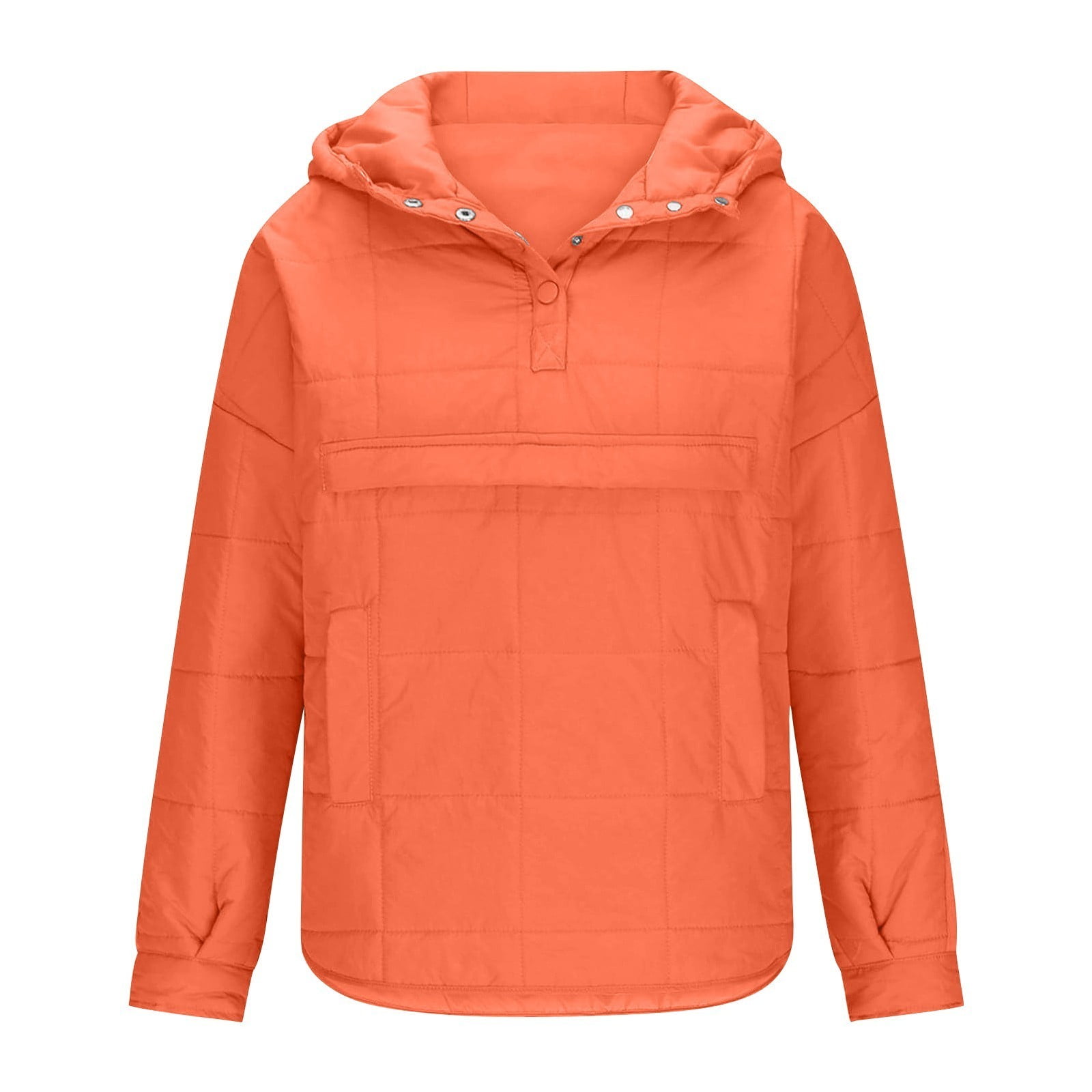 Coerni Quilted Puffer Jacket for Girls Oversized Lightweight Pullover ...