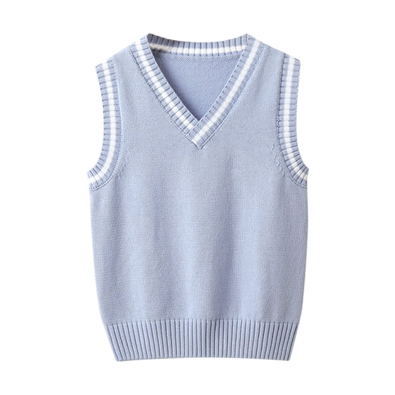 Coerni School Uniform Sweater Vest for Boys Girls V Neck Soft Comfy ...