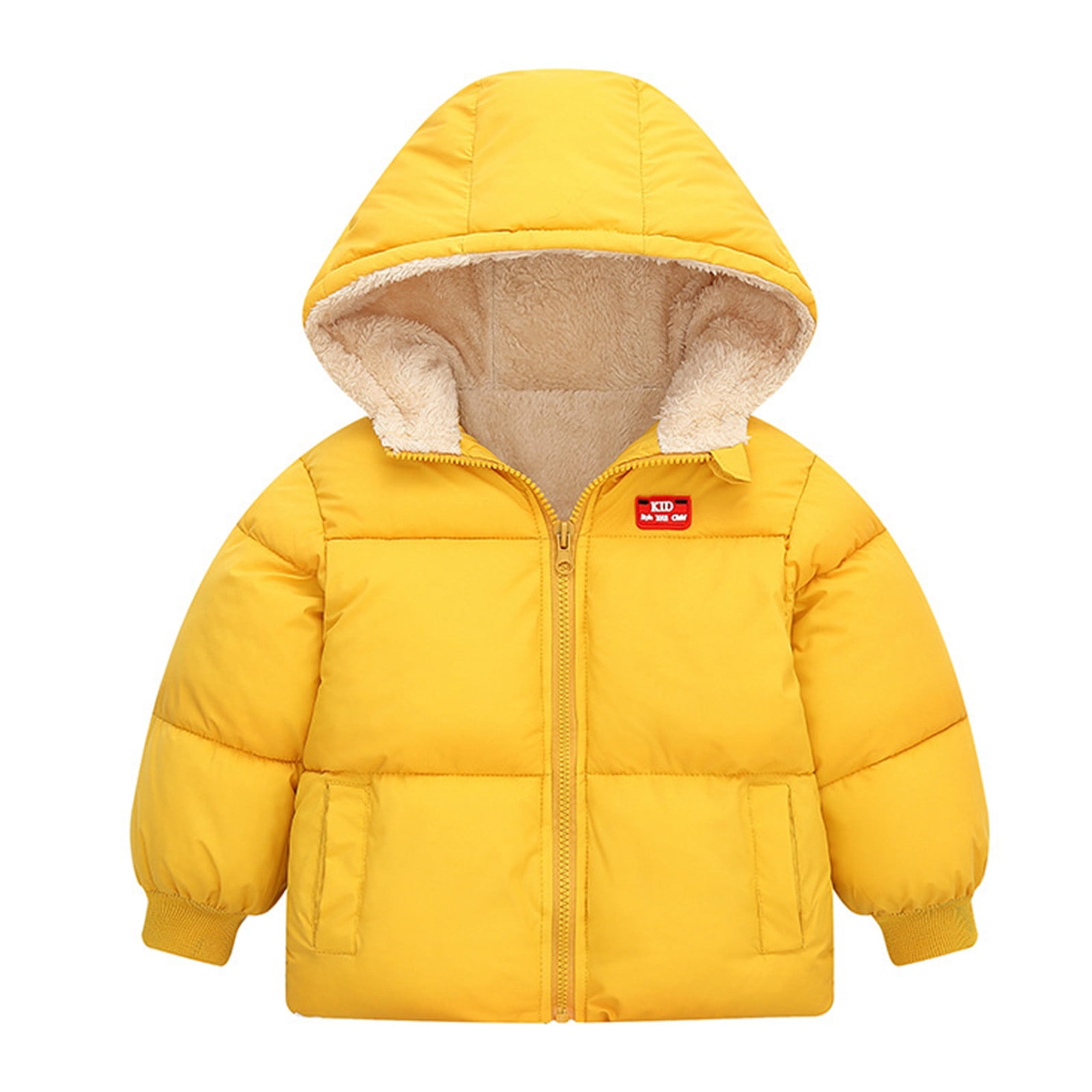 Coerni Toddler Baby Fleece Down Coat Padded Hooded Snowsuit Kids Full ...