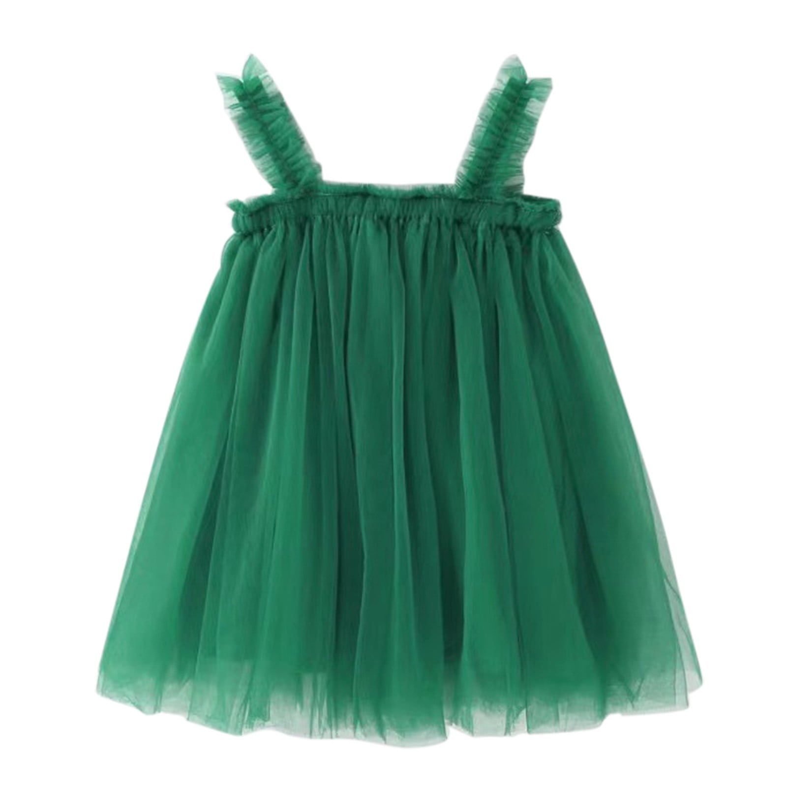 Coerni Toddler Baby Girl Tulle Dress Ruffle Sleeveless Backless Tutu ...