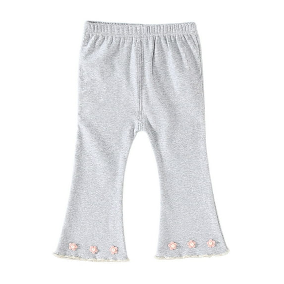 Coerni Toddler Baby Girls Flare Pants Cotton Leggings Bell Bottoms ...