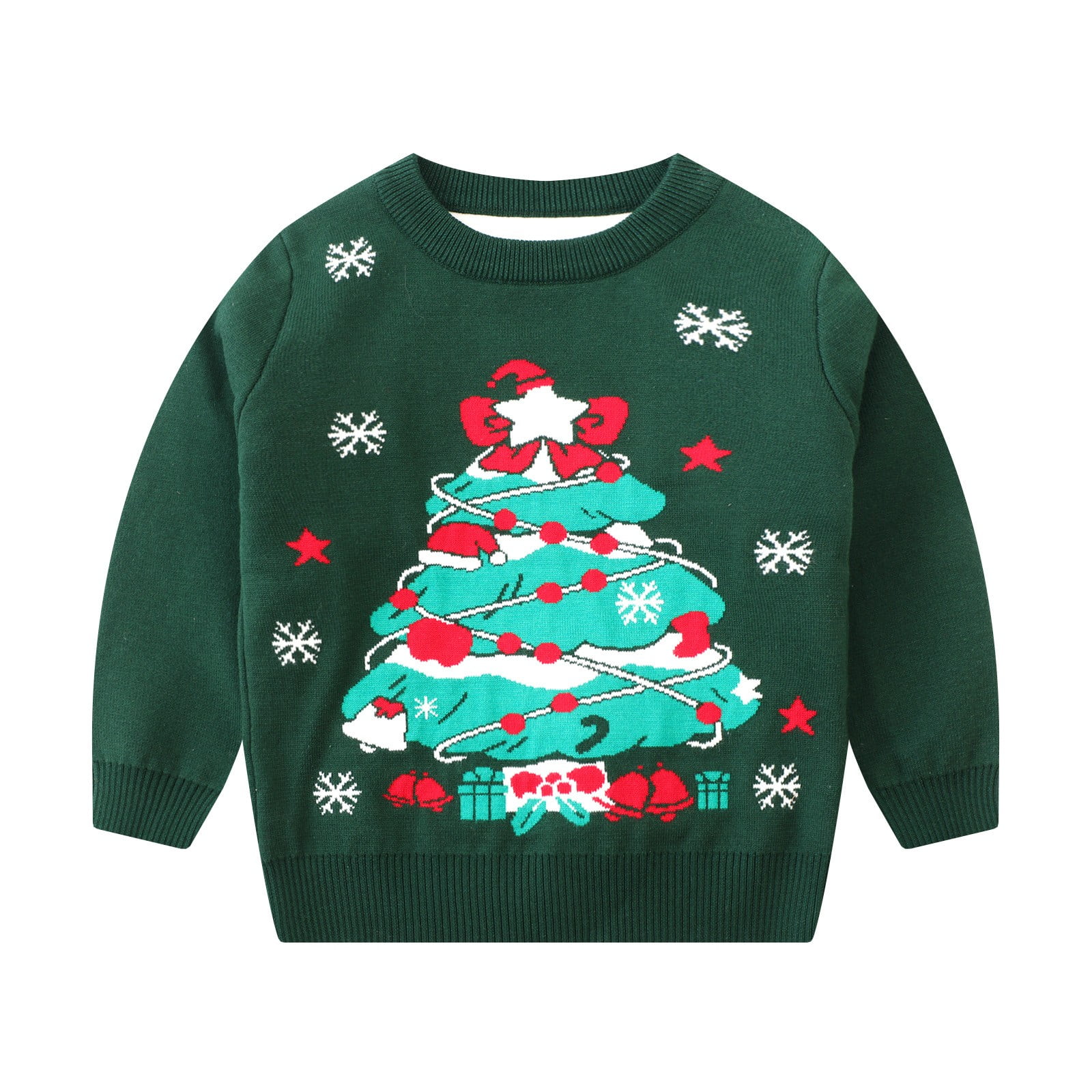 Coerni Toddler Boys Girls Christmas Sweaters Pullover Long Sleeve ...