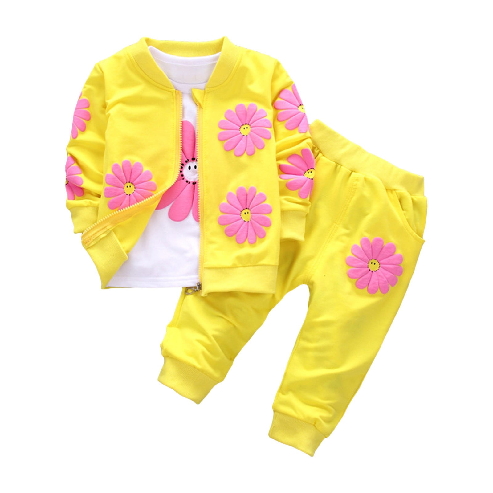 Coerni Toddler Boys Girls Fall Outfits Long Sleeve Zipper Jacket Coat ...