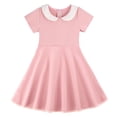 Coerni Toddler Girls 60s Vintage Dress Belt Sleeveless Kids Flowy A ...