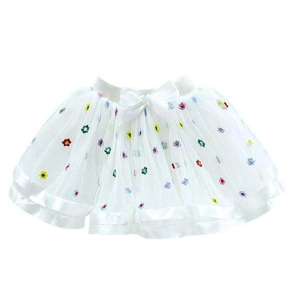 Coerni Toddler Girls Layered Tutu Skirt Sparkling Sequin Tulle Dance ...