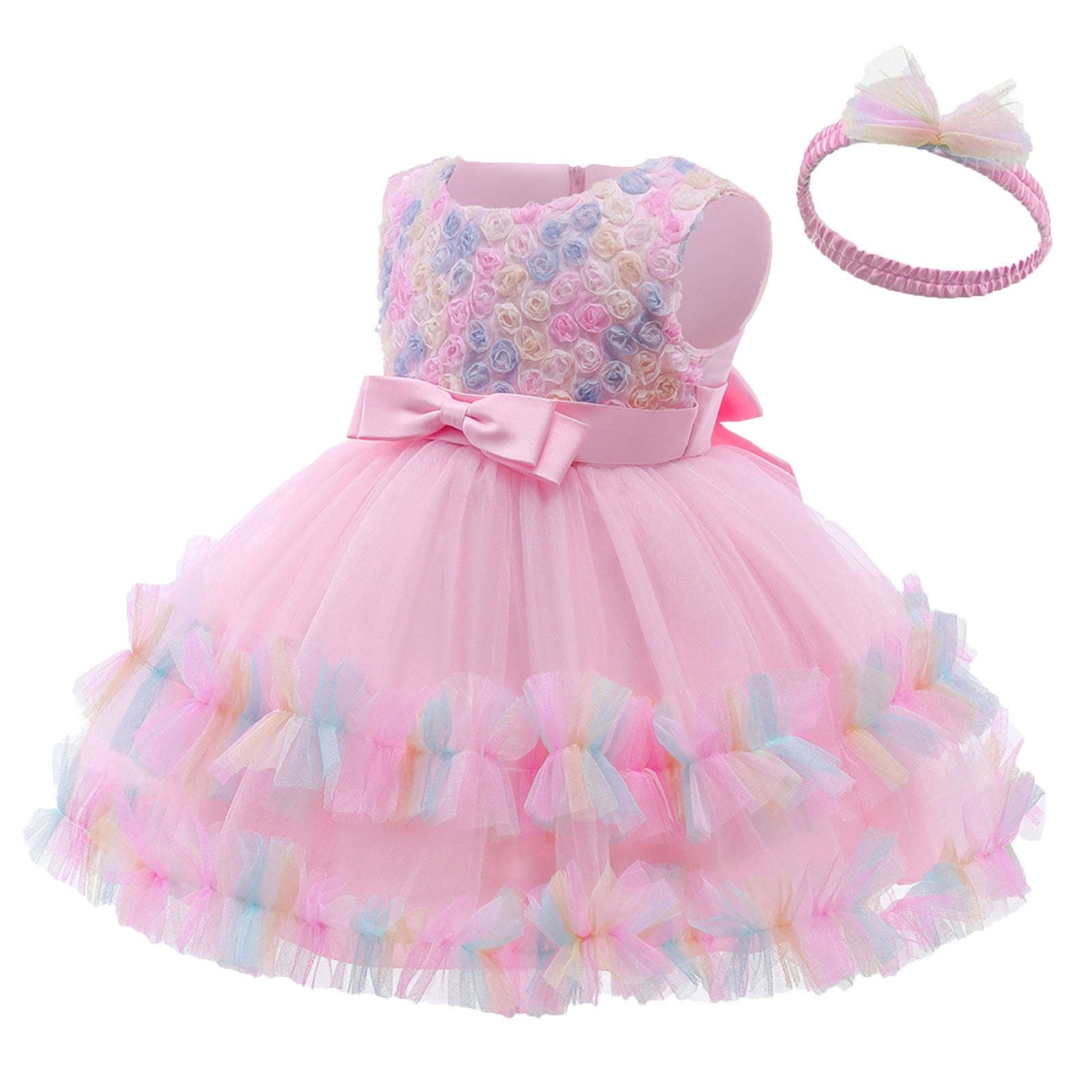 Coerni Toddler Girls Wedding Pageant Dress | Girls Lace Embroidery ...