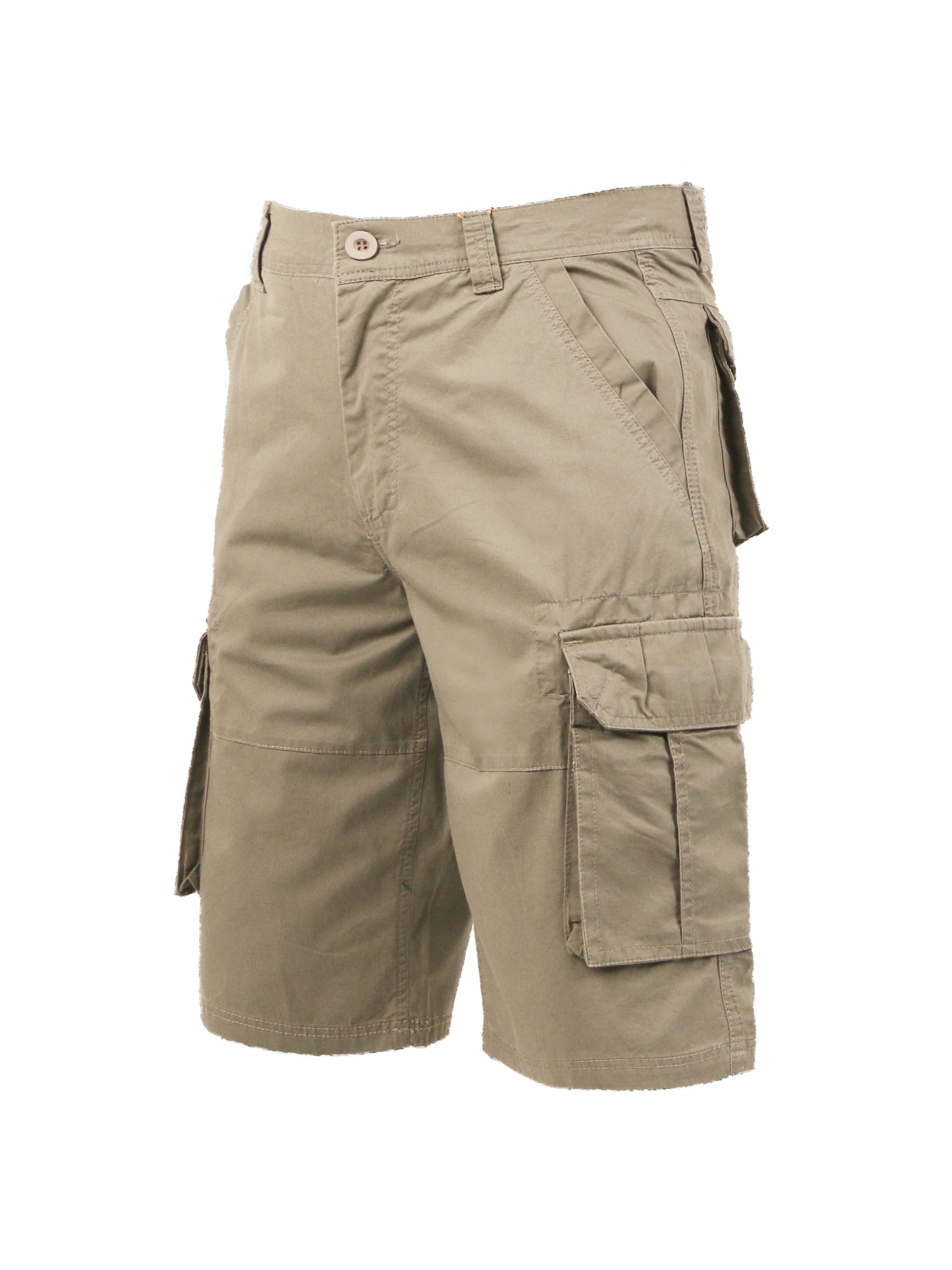 Coevals Club Men's Cargo Outdoor Work Relaxed Fit Multi-Pocket Cotton ...