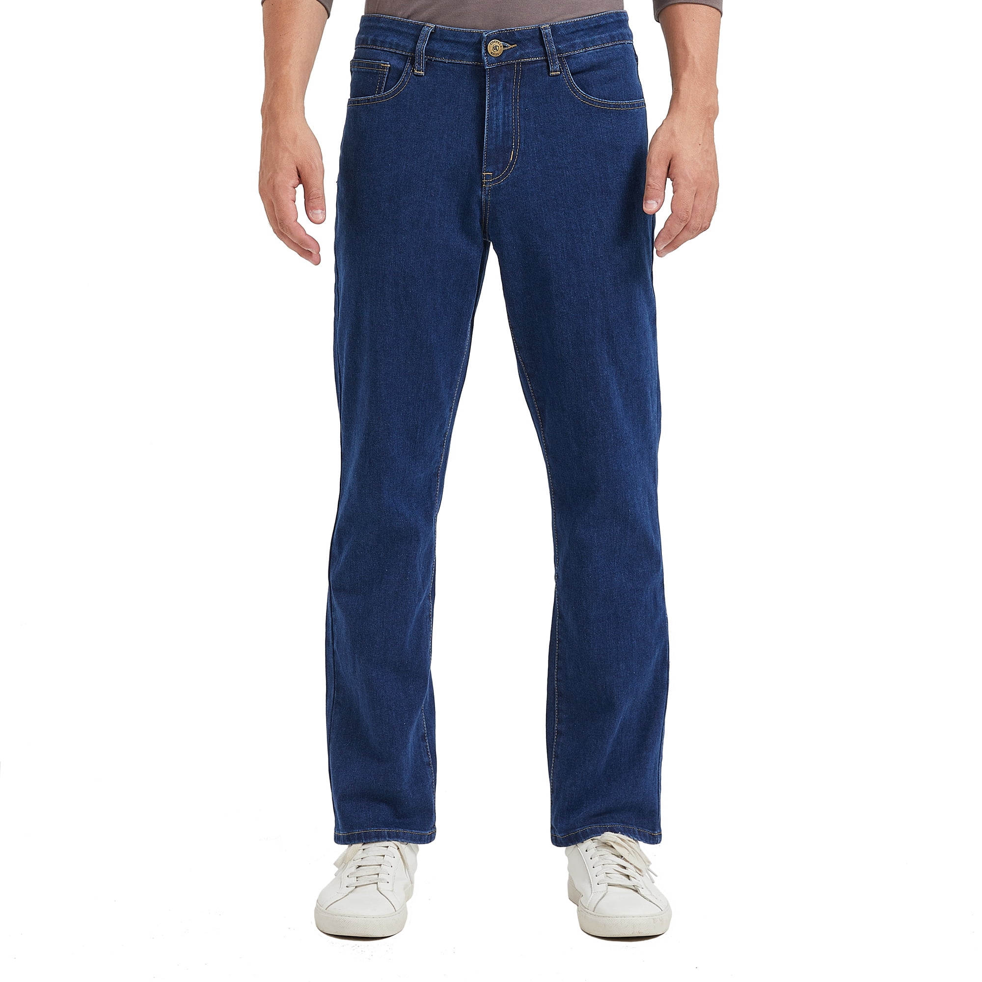 Coevals Club Men's Straight Leg Classic 5-Pocket Casual Work Jeans 32L ...