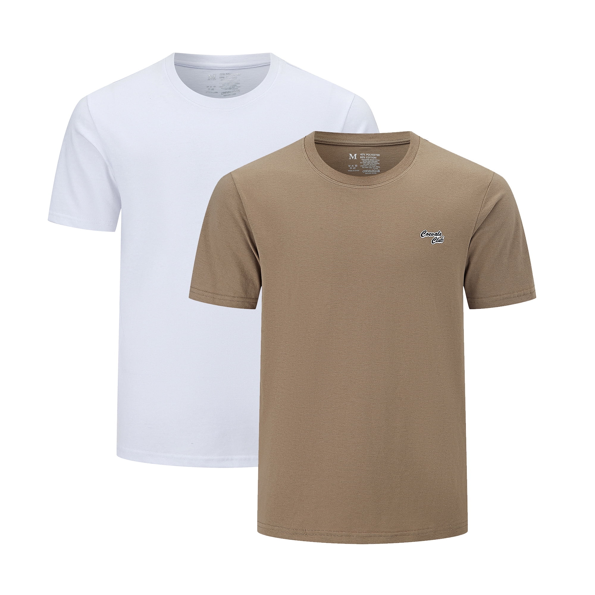 Coevals Club Men's T-Shirt Short Sleeve Crew Neck Casual Classic Tee 2 ...