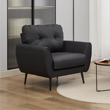 Bush Furniture Coventry Accent Chair with Arms in Light Gray Microsuede ...