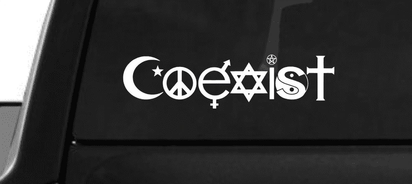 Coexist Peace Religion (M22) Vinyl Decal Sticker Car Window - Walmart.com