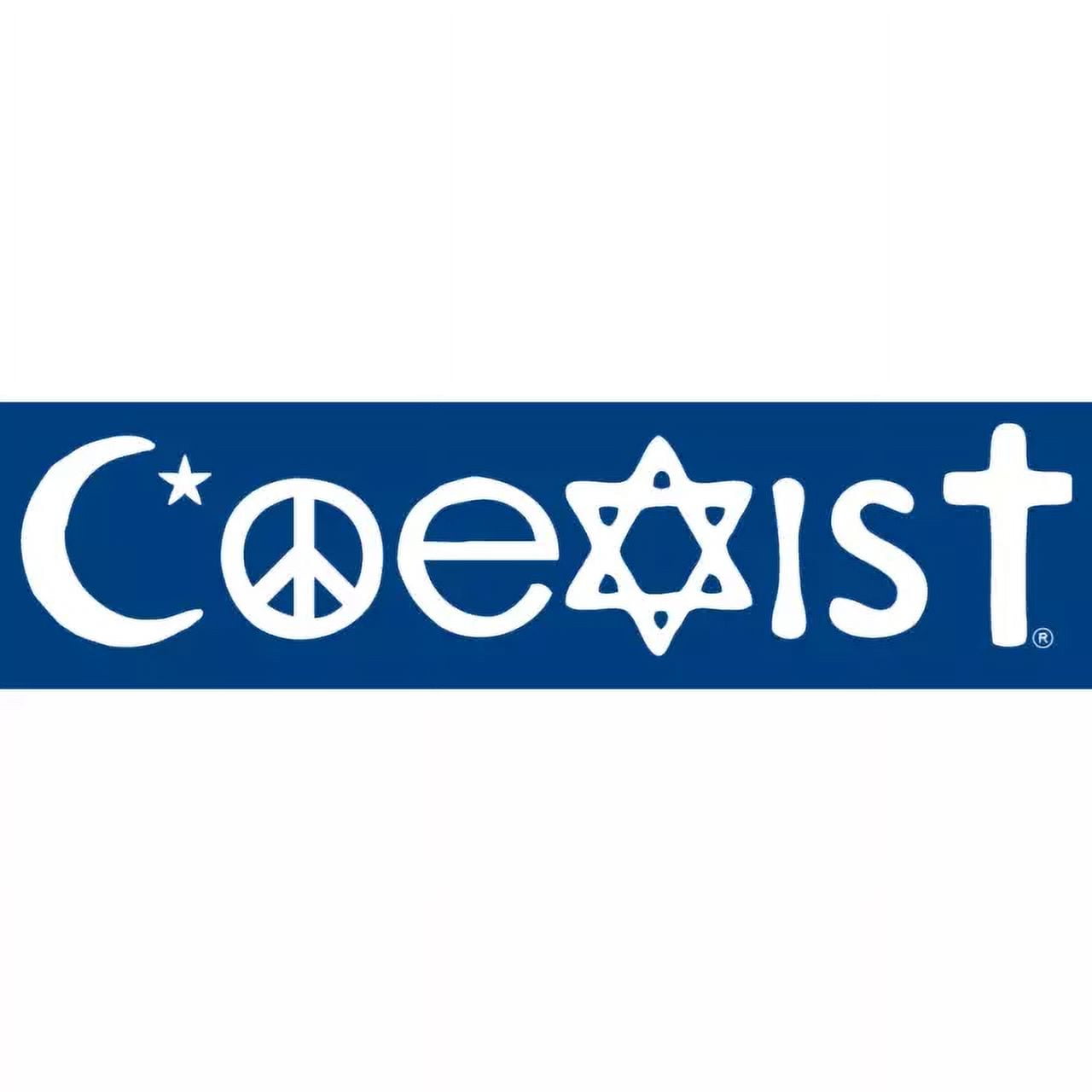 Coexist Sticker Logo Heart Phone Decal Water Bottle Stickers Car Decals ...