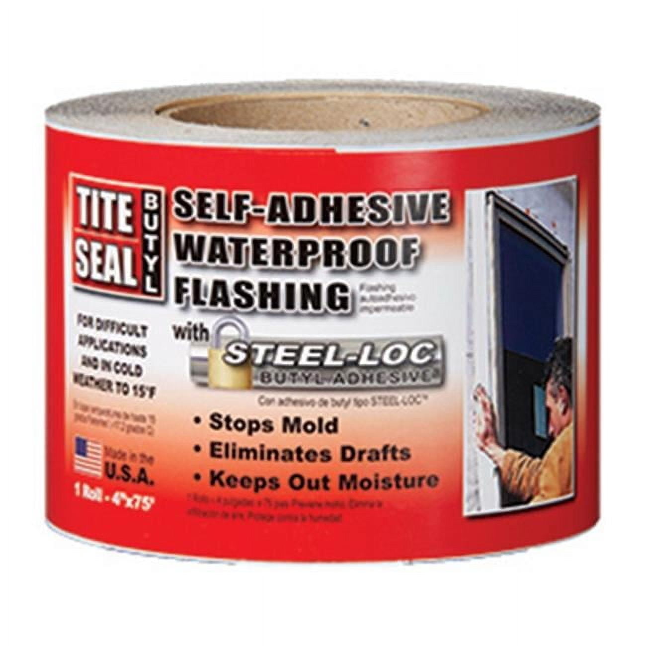 Cofair Products TSB475 4 in. x 75 ft. Butyl Flashing Tite Seal ...