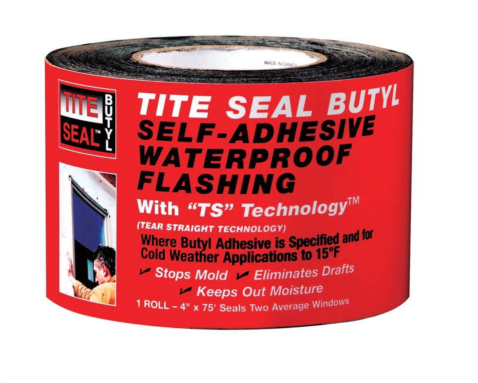 Cofair Products TSB475 4 in. x 75 ft. Butyl Flashing Tite Seal ...