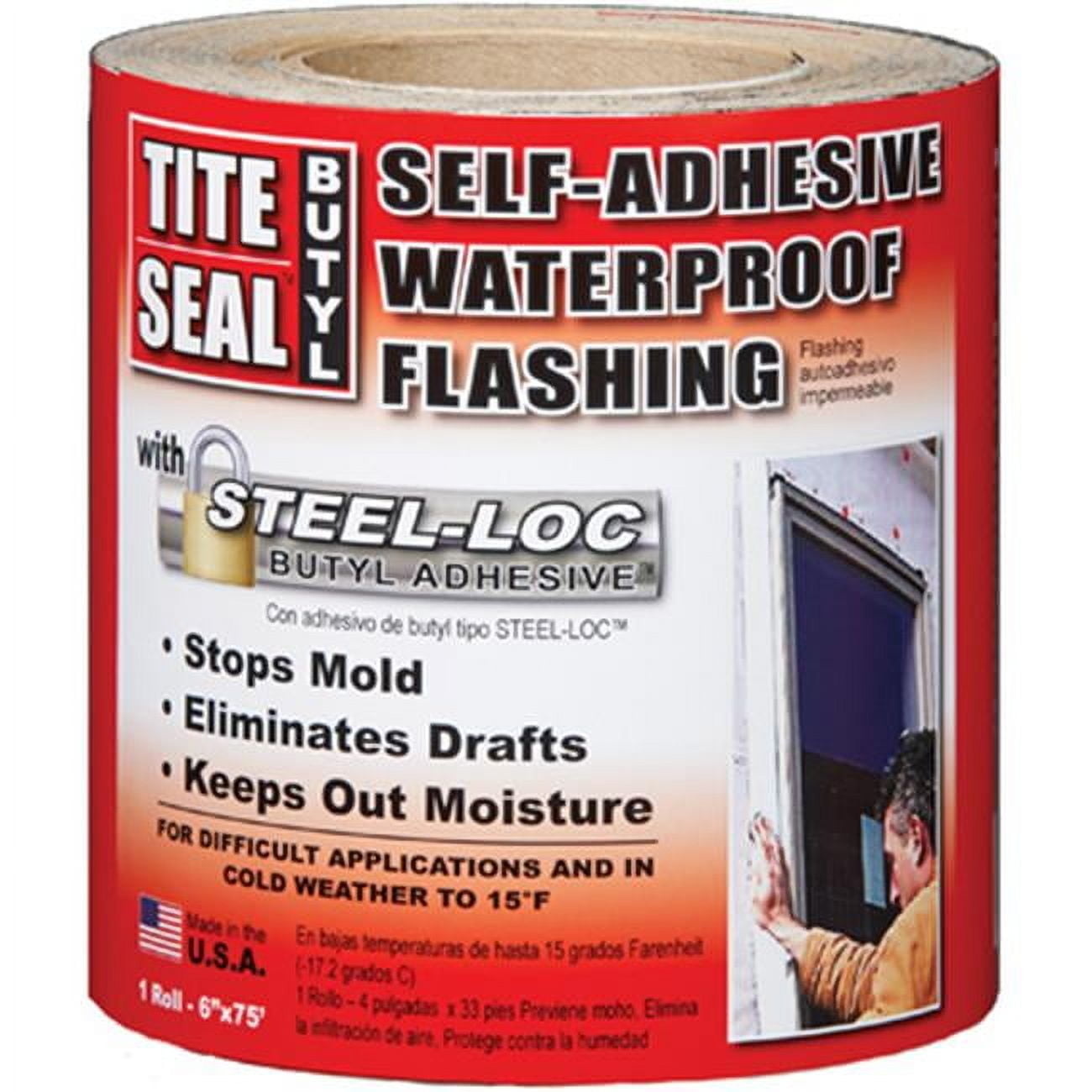 Cofair Products TSB675 6 in. x 75 ft. Butyl Flashing Tite Seal ...