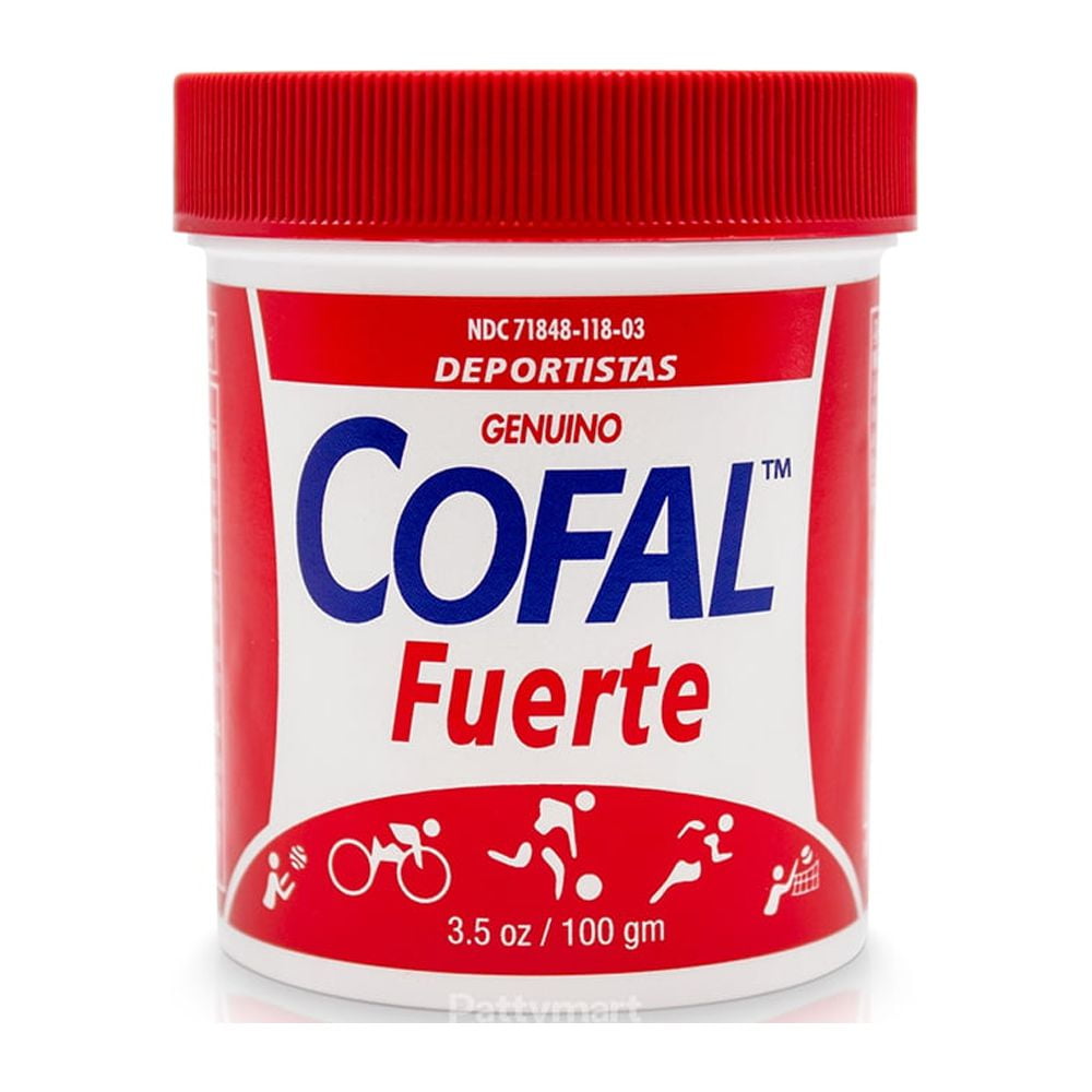 Cofal Fuerte Topical Analgesic Cream - Relief for Muscle Pain, Strains ...
