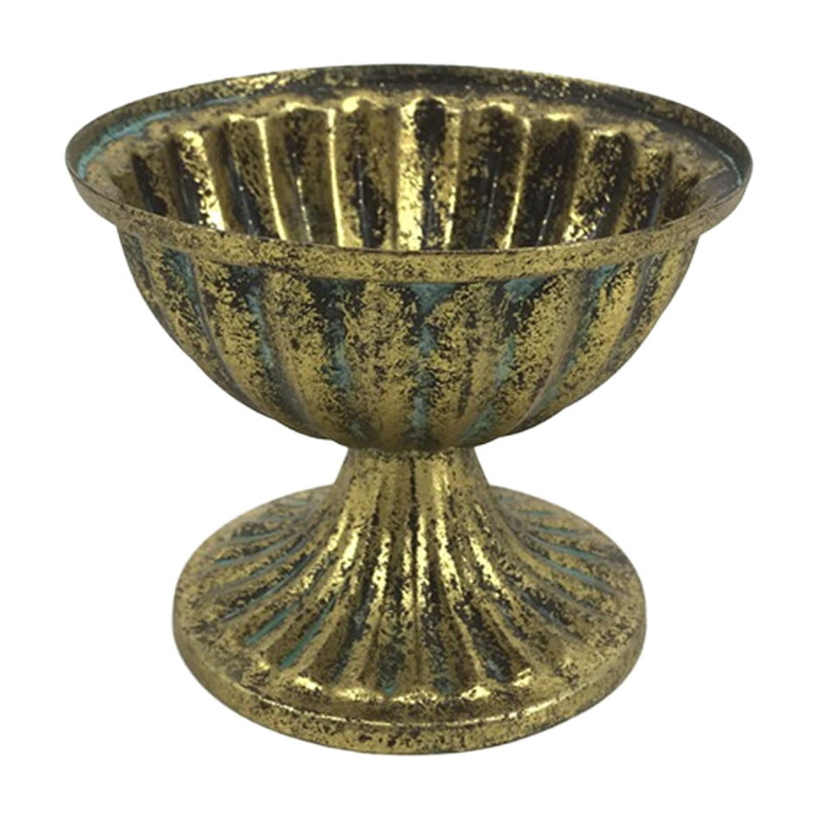 CofeeMO Rustic Iron Grecian Urn Planter Classic Farmhouse Urn Flower ...