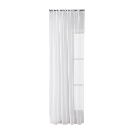 CofeeMO Sheer Curtains 39" Wide x 98" Long 1 Panels Living Room Window ...