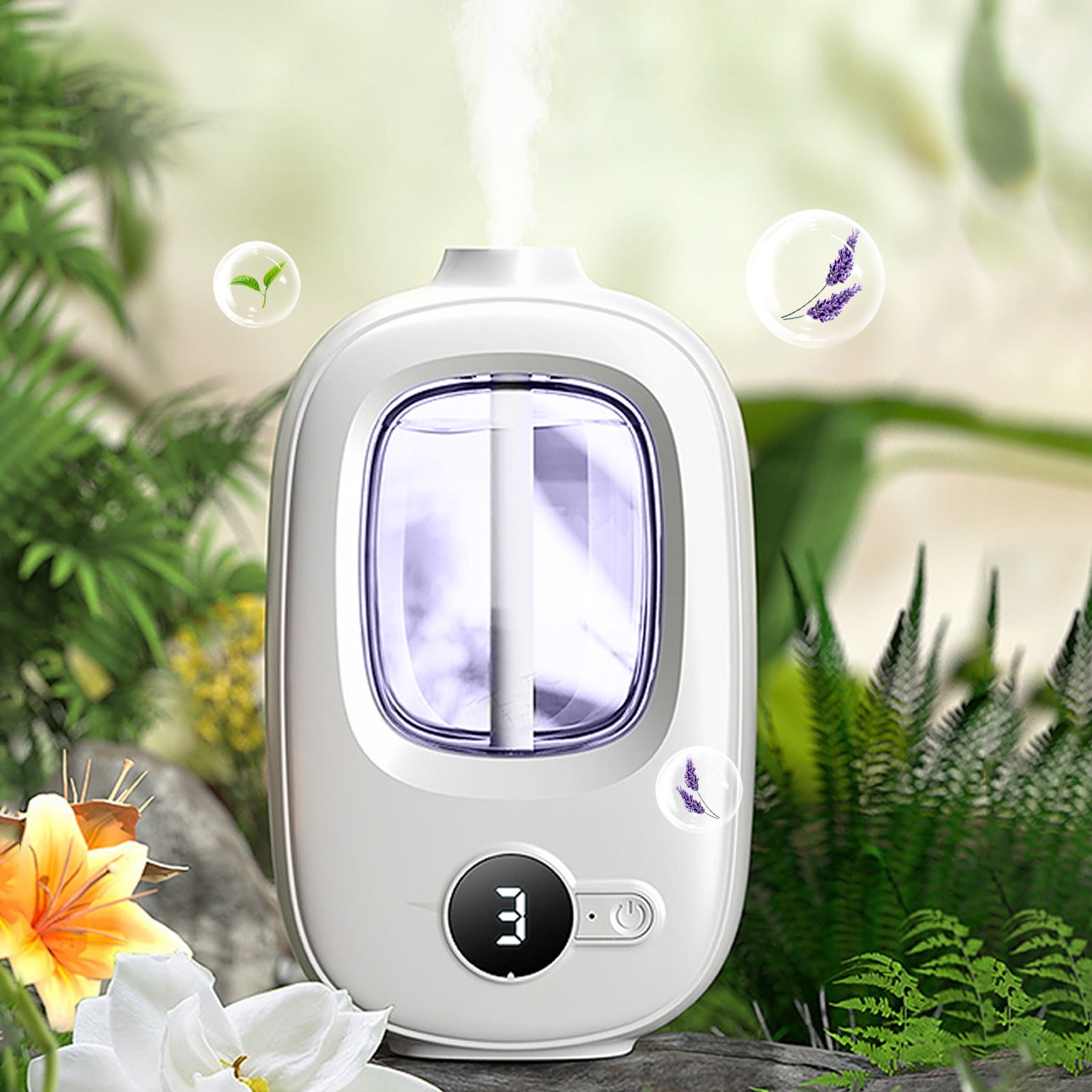 CofeeMO Waterless Essential Oils Diffuser, Portable Rechargeable Aroma ...