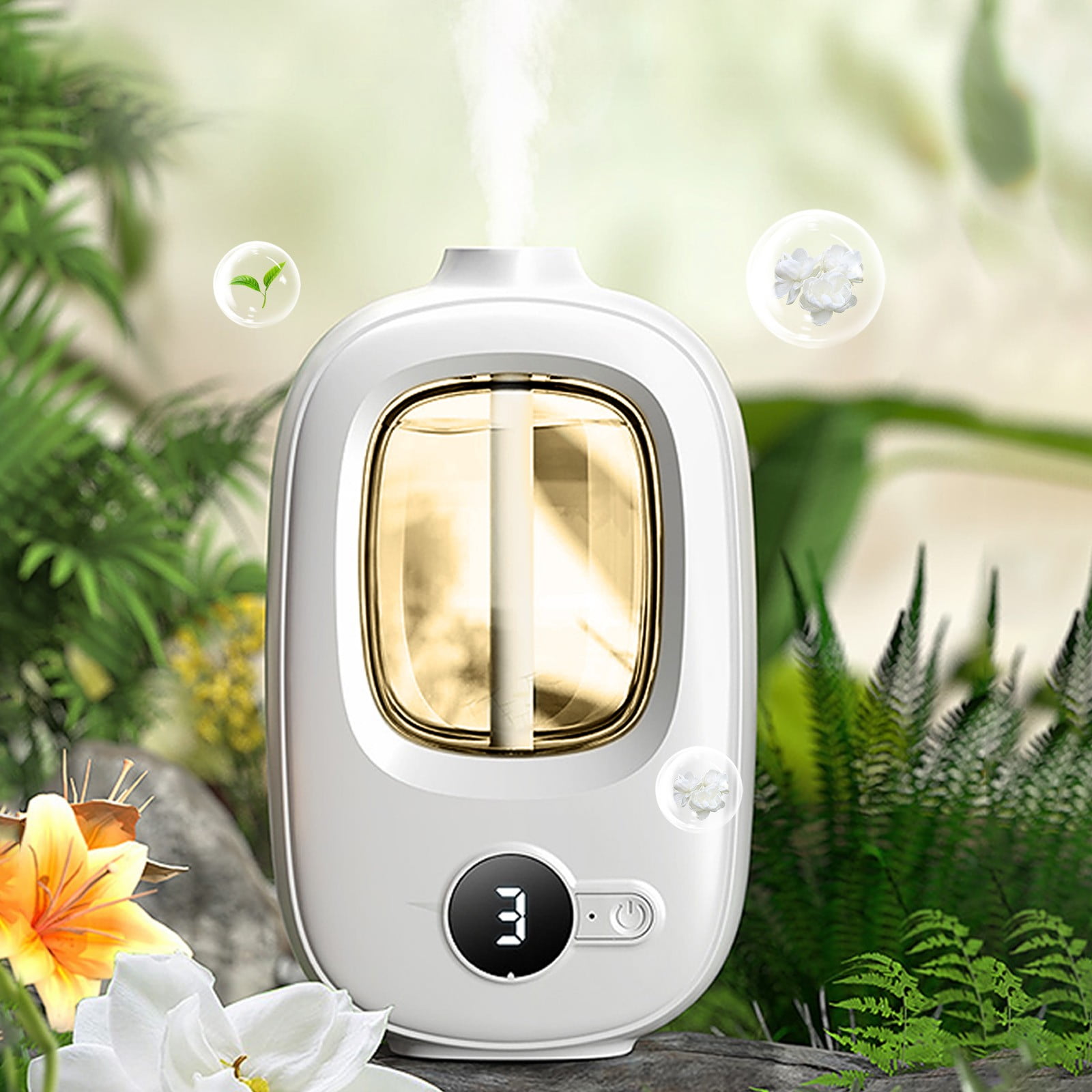 CofeeMO Waterless Essential Oils Diffuser, Portable Rechargeable Aroma ...