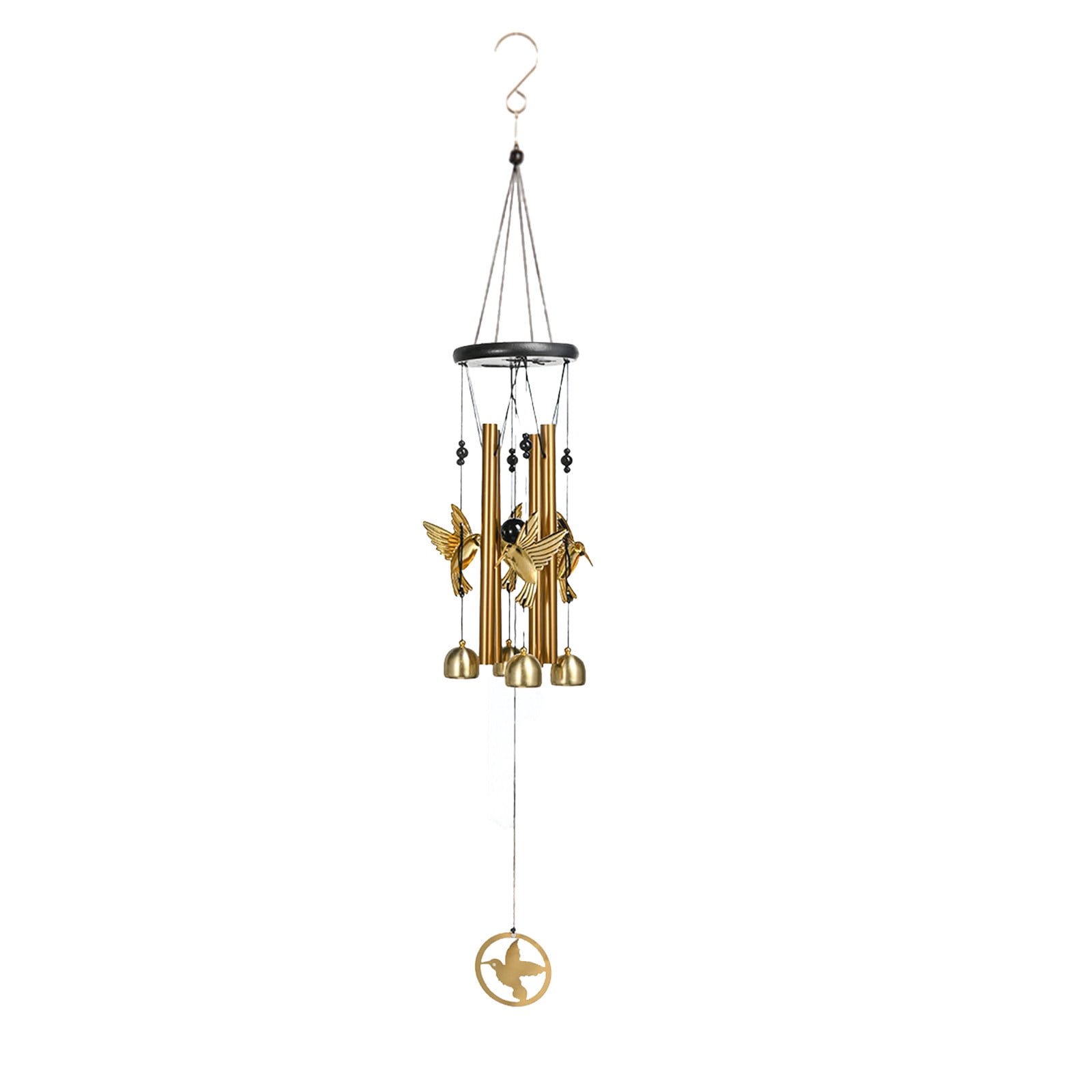 CofeeMO Wind Chimes for Outside Hummingbird Aluminum Tube Windchime ...