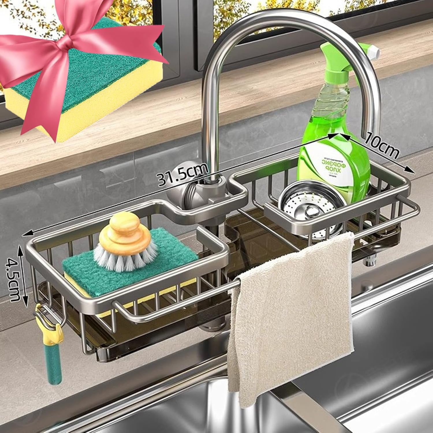 Cofeficent - Cofeficent Kitchen Sink Faucet Organizer,Cofeficent ...