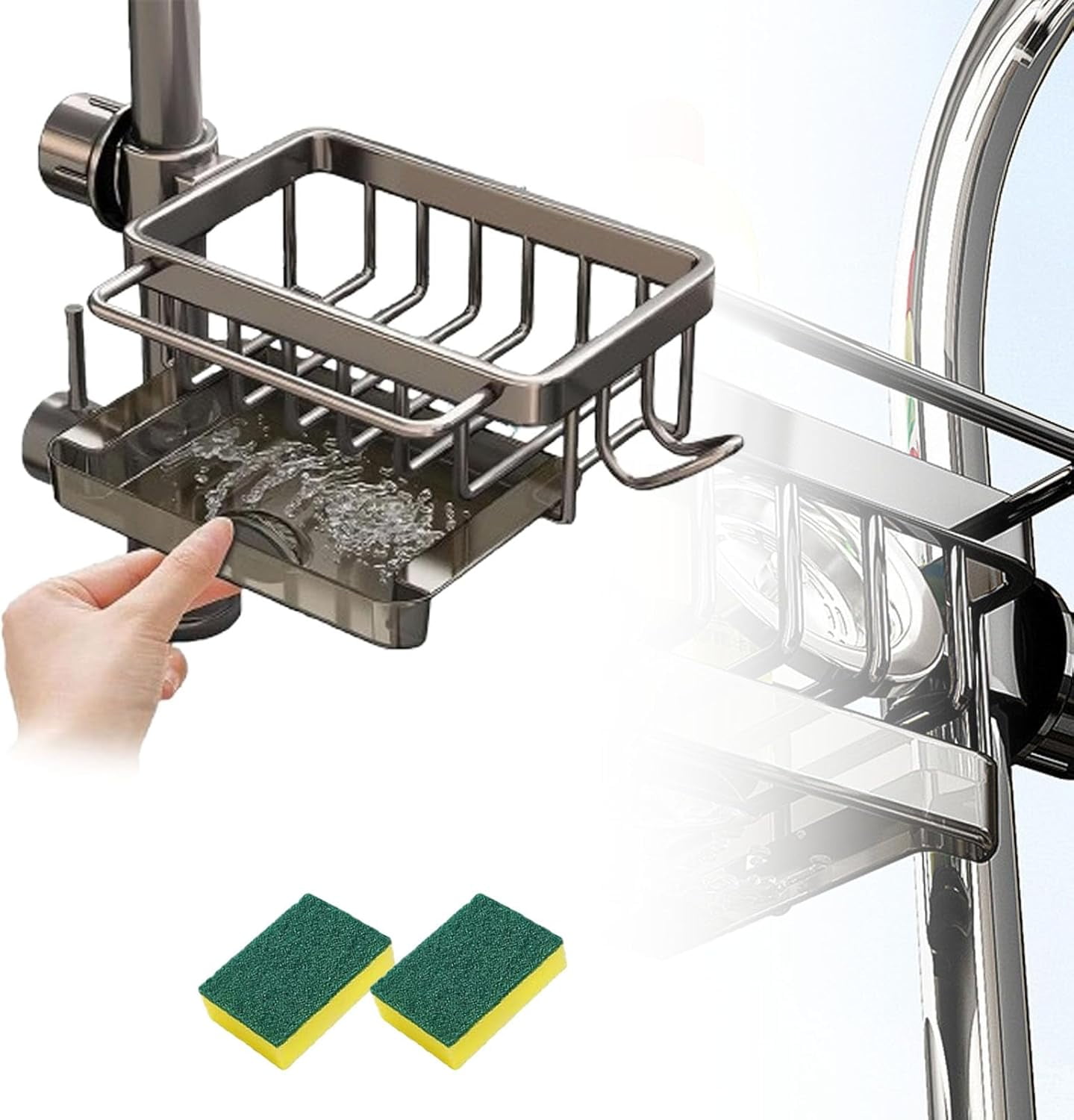 Cofeficent Kitchen Sink Faucet Storage Rack, Kitchen Sink Separator ...