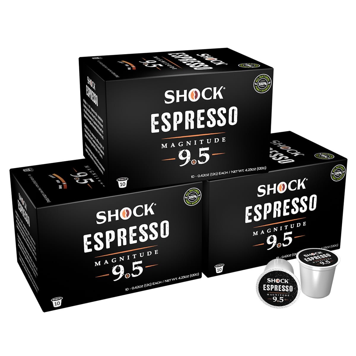 Coffee 9.5 Single Serve Cups | Extra High Caffeine Strong Coffee ...