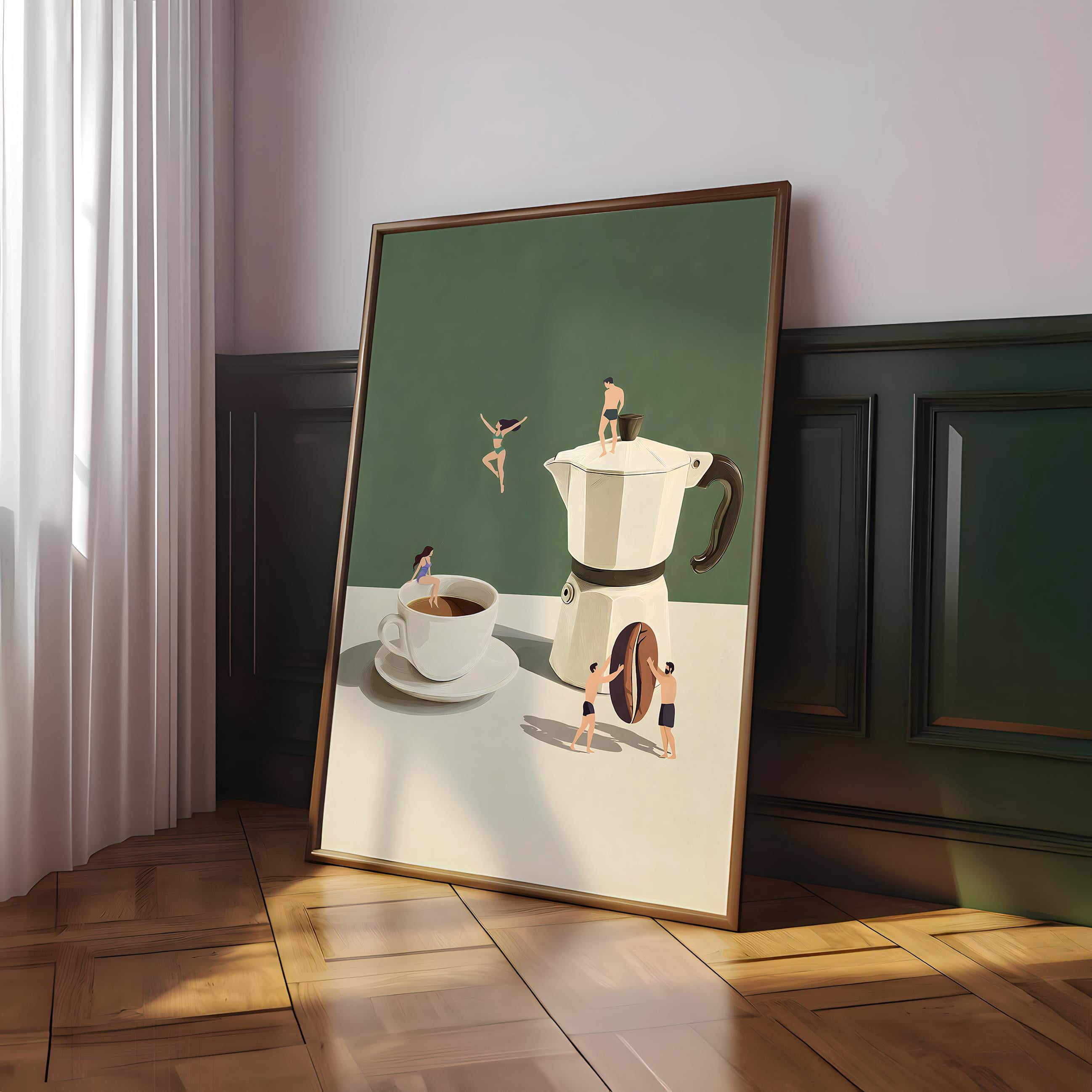 Coffee Adventure Print, Good Morning Coffee Poster, Espresso Wall Art ...