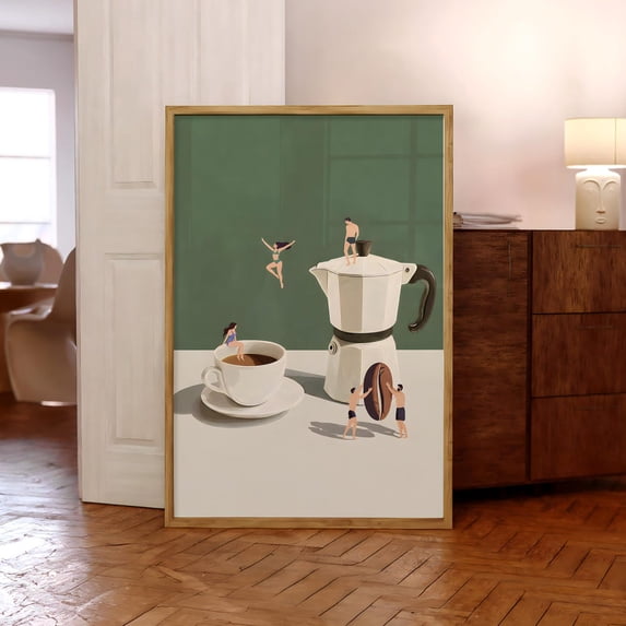 Coffee Adventure Print, Good Morning Coffee Poster, Unframed Paper ...