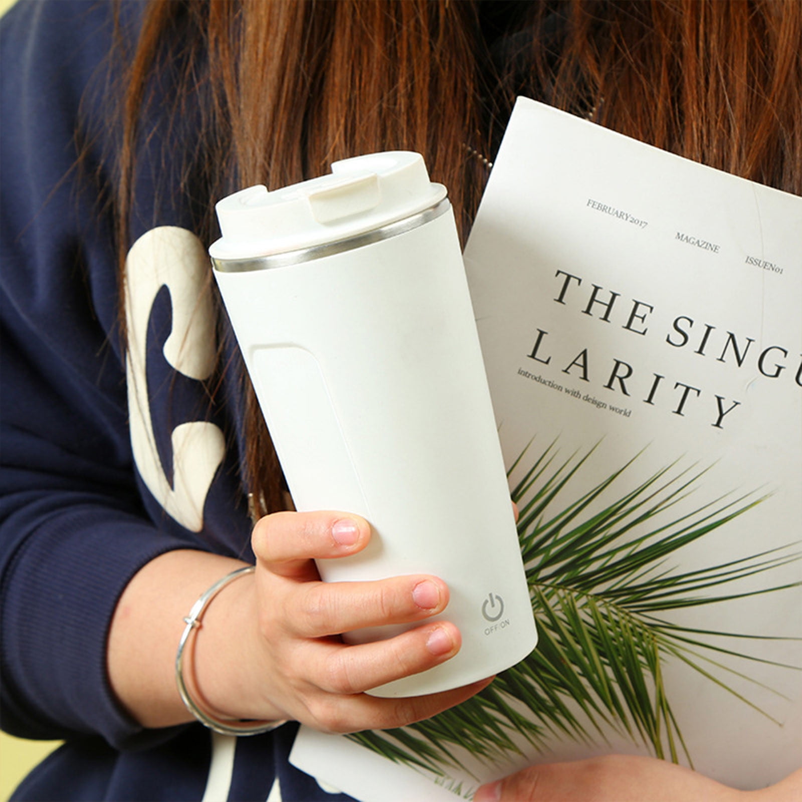 Coffee Automatic Mixing Cup，Thermal Automatic Magnetic Mixing Coffee ...