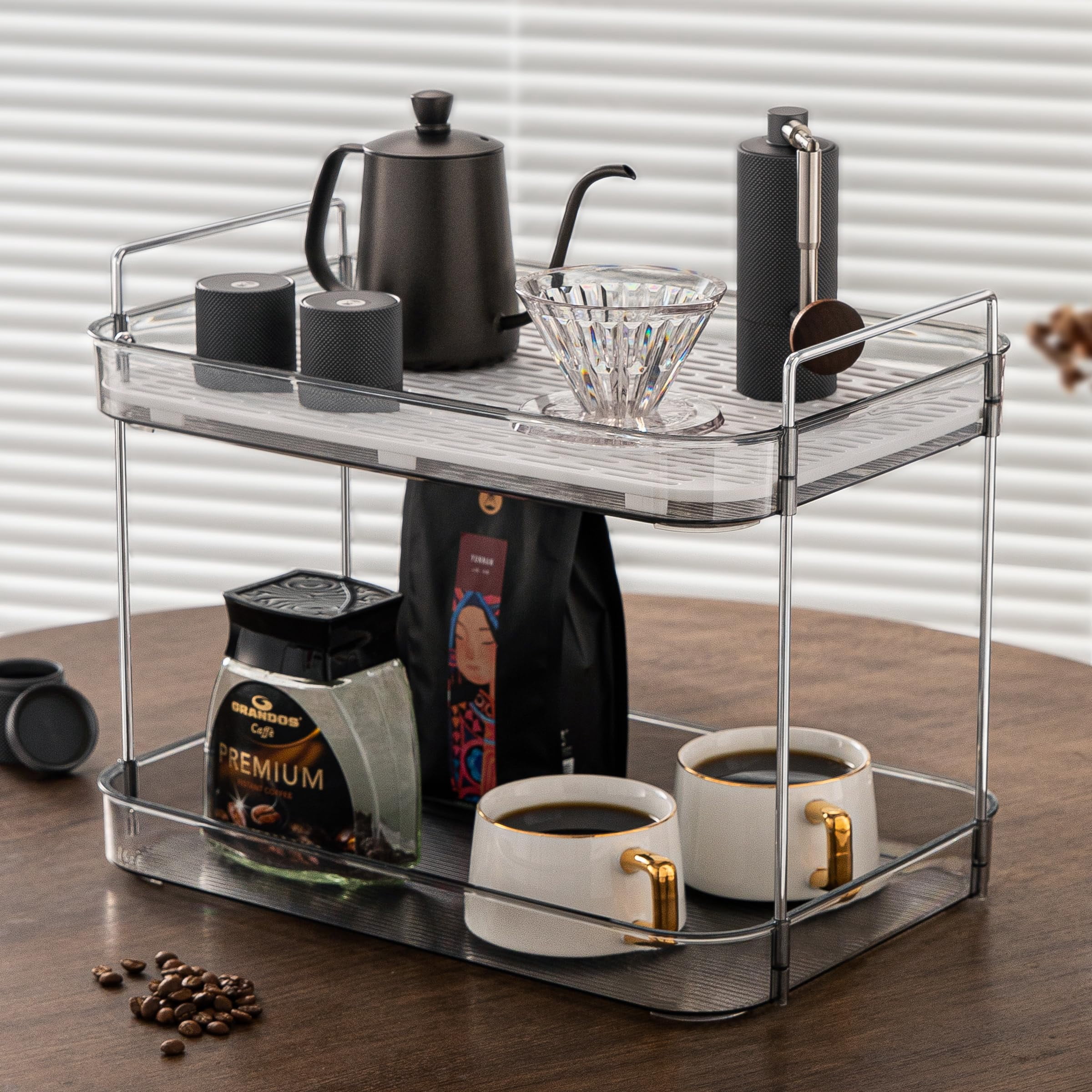 Coffee Bar Accessories,Coffee Station Organizers,Large Capacity Storage ...