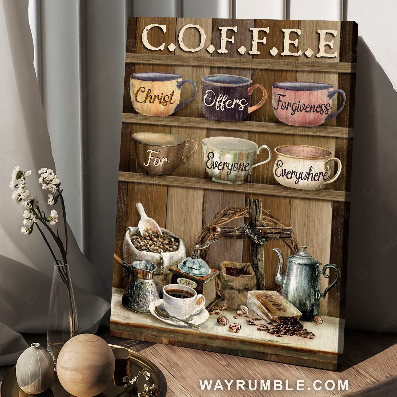 Coffee Bar, Cup Of Coffee, Christ Offer Forgiveness For Everyone ...