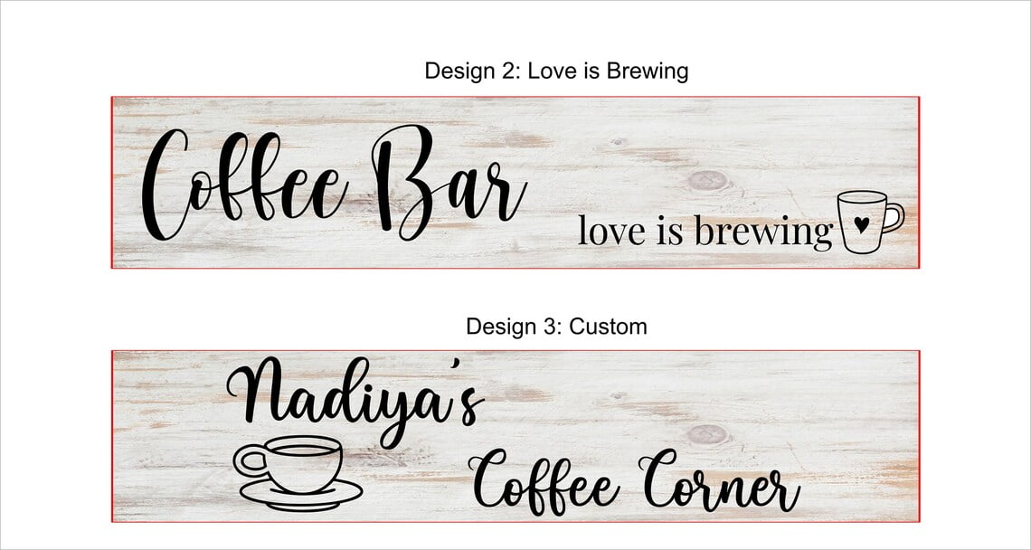 Coffee Bar Decor | Home Kitchen Decor | Coffee Corner Sign | Gift for ...
