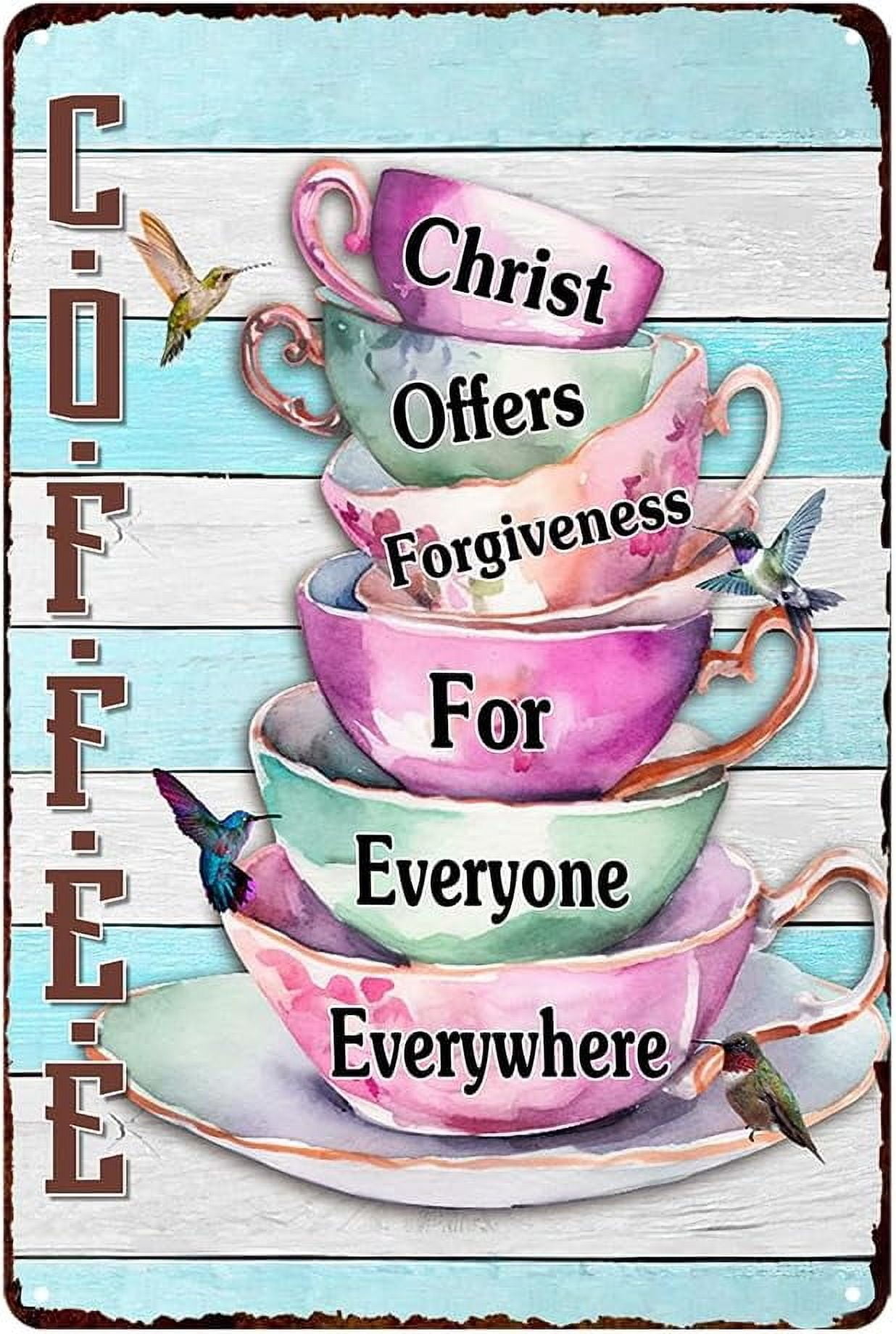 Coffee Bar Sign Coffee Wall Decor Coffee And Jesus Signs Coffee Theme ...