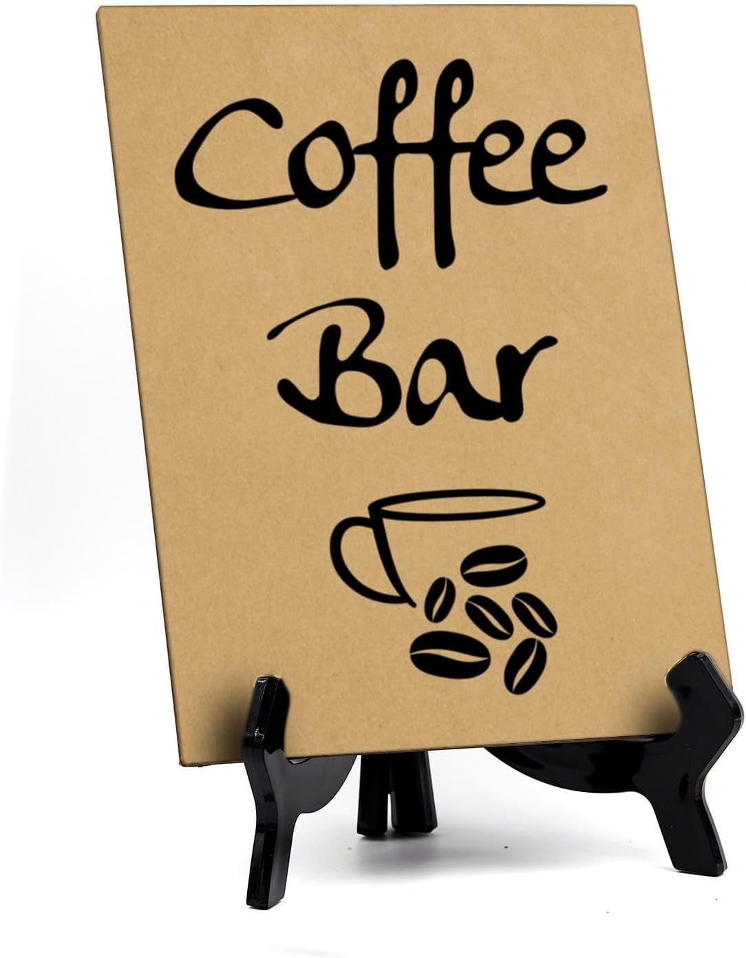 Coffee Bar, Table Sign, 6" x 8" (Tan) 10 Pack - Walmart.com
